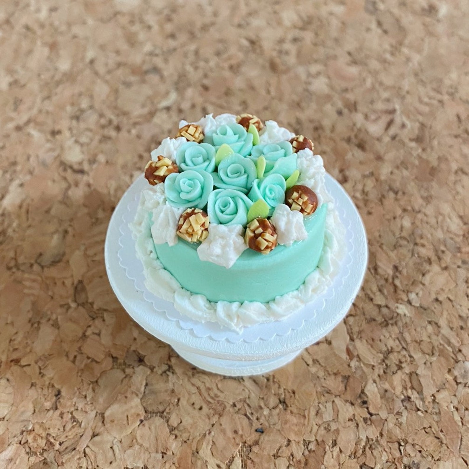 Miniature Rose Cakeminiature Cakes dollhouse - Etsy