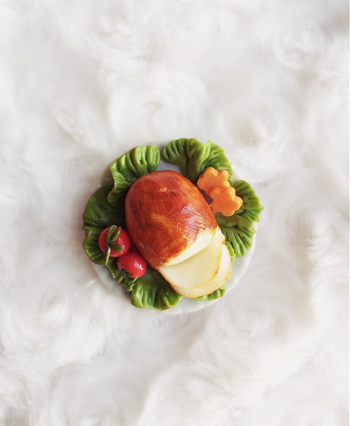 Miniature Roasted Hamslices Ham Miniature miniature Food for - Etsy