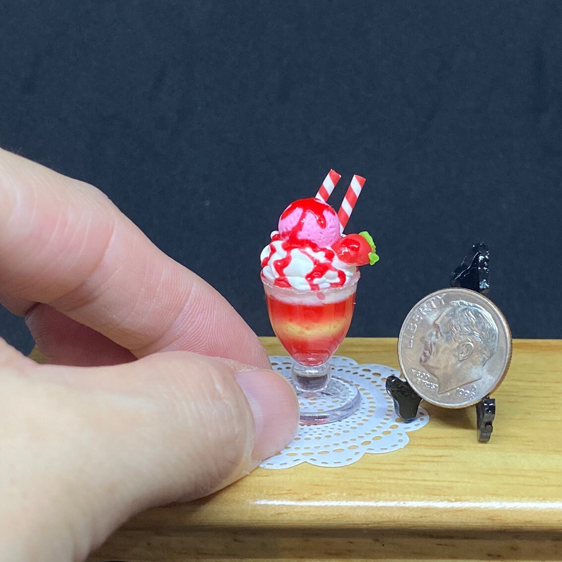 Miniature Ice Cream, Miniature Sweet,dollhouse Food,miniature Ice,ice ...