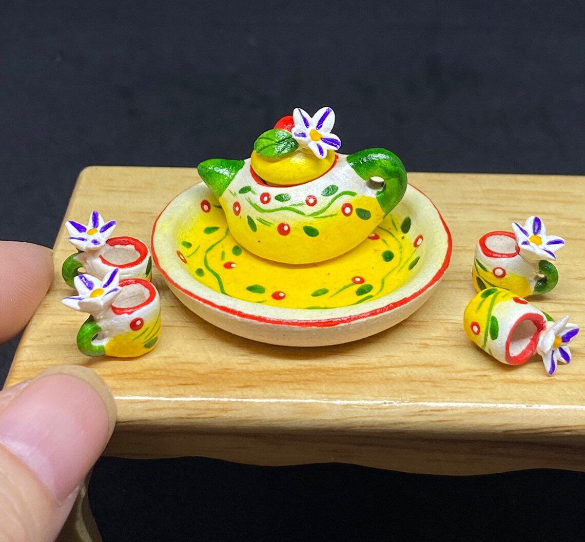 Miniature Tea Setminiature Chinese Tea Setminiature - Etsy