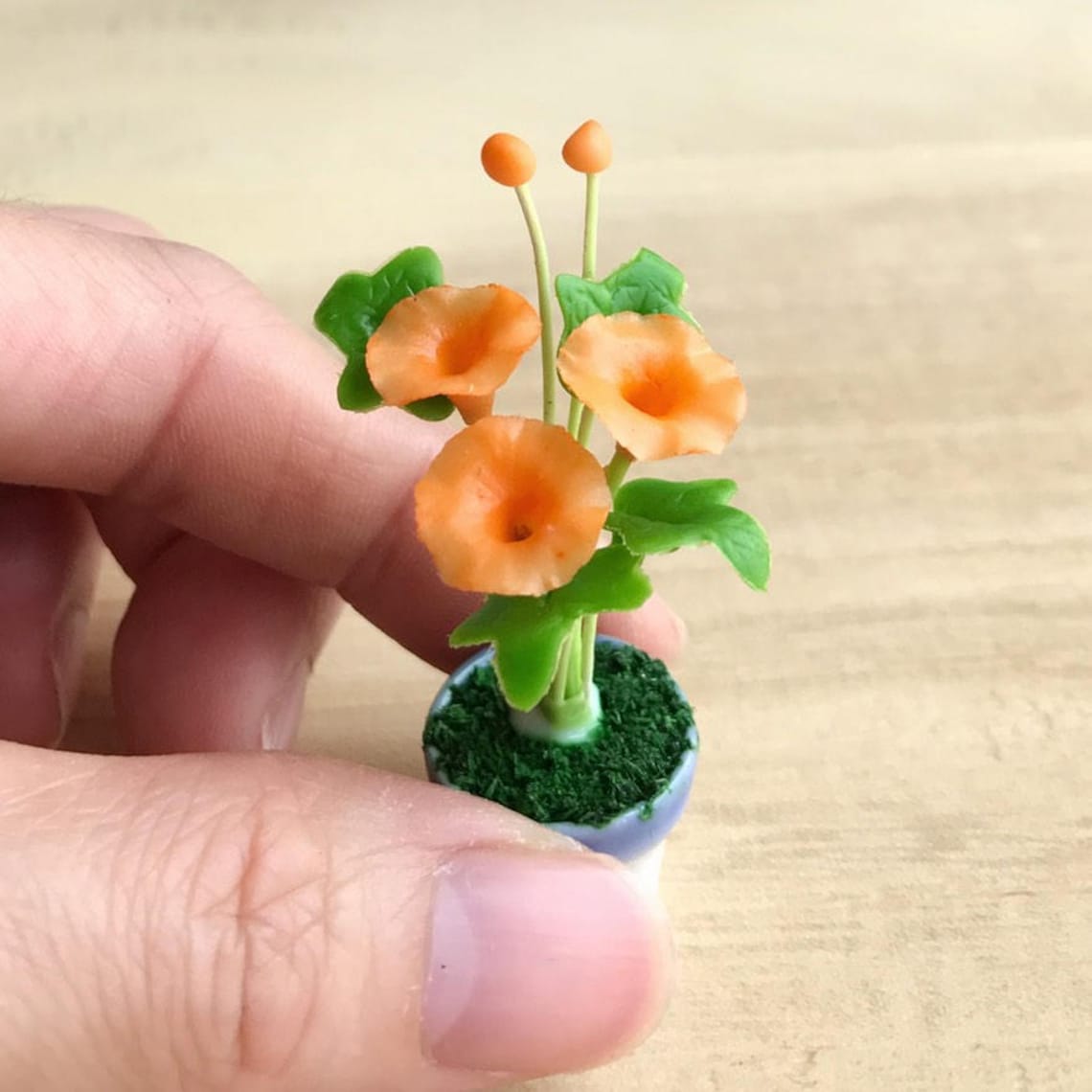 Miniature FlowerMiniature Flower PotMiniature VaseDollhouse | Etsy