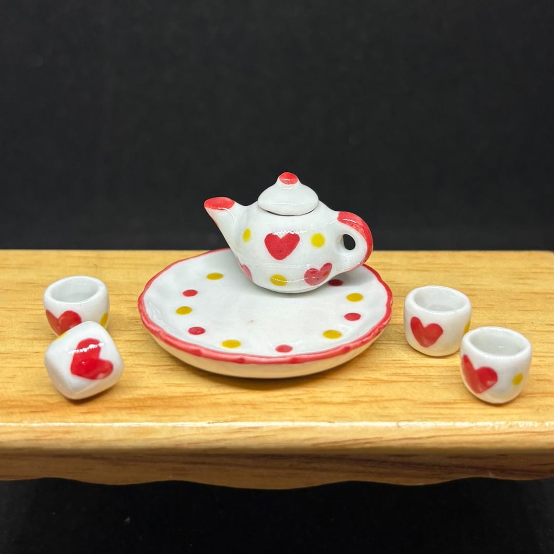 Miniature Tea Set,miniature Chinese Tea Set,miniature Drink,dolls House ...