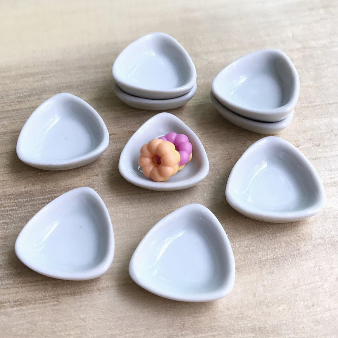 5 Miniature Ceramic Bowldollhouse Bowlminiature Food - Etsy