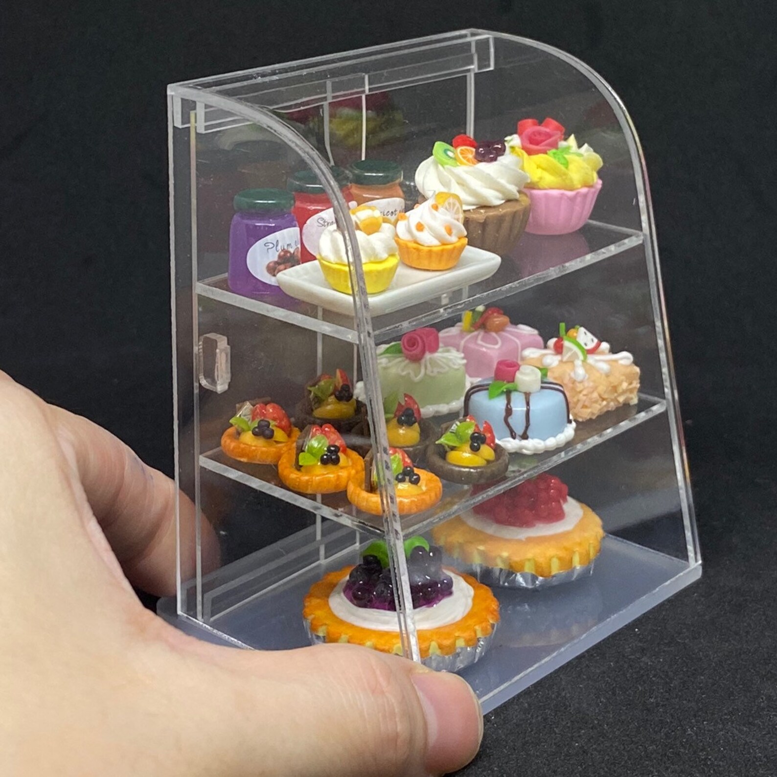 Miniature Bakery Display With Valentine Cakesminiature - Etsy