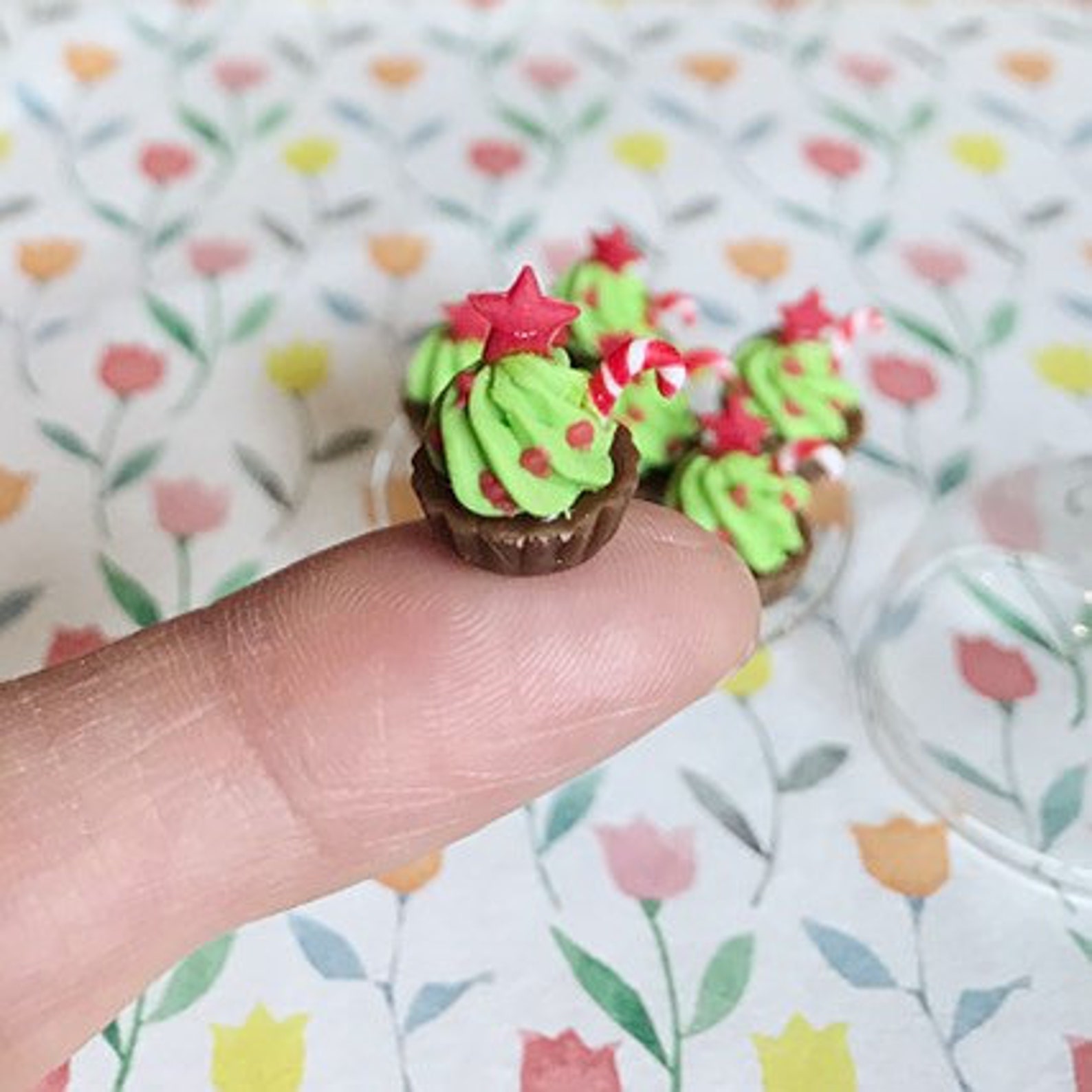 Miniature Chocolate Cakes 10 Pcs.miniature Christmas | Etsy