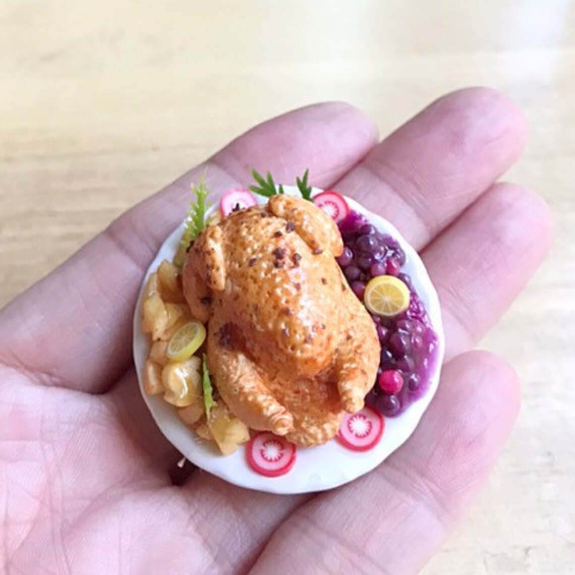 Miniature Roasted Chicken,turkey Chicken Miniature,miniature Food ...