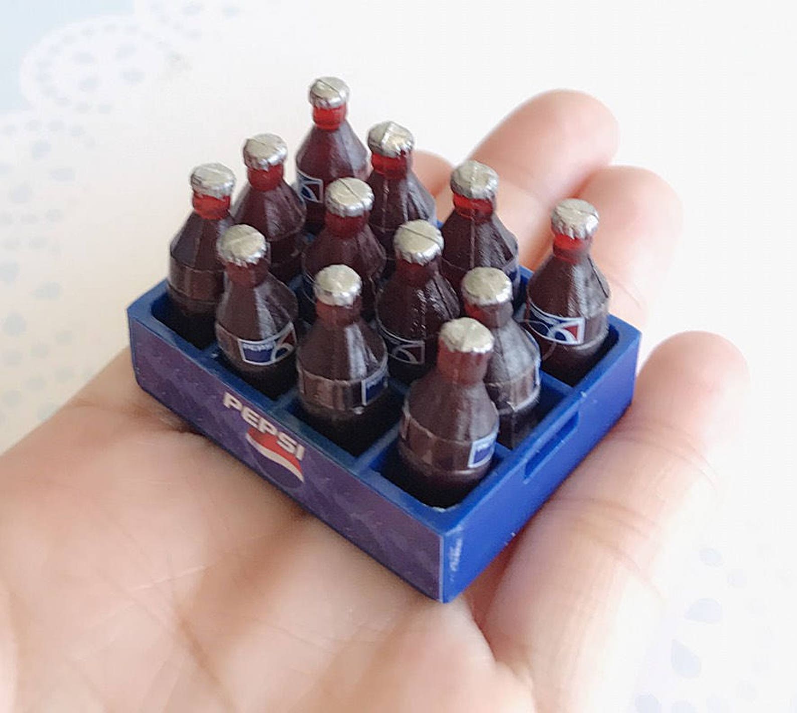 Miniature Coca Cola 12bottle With Trayminiature - Etsy
