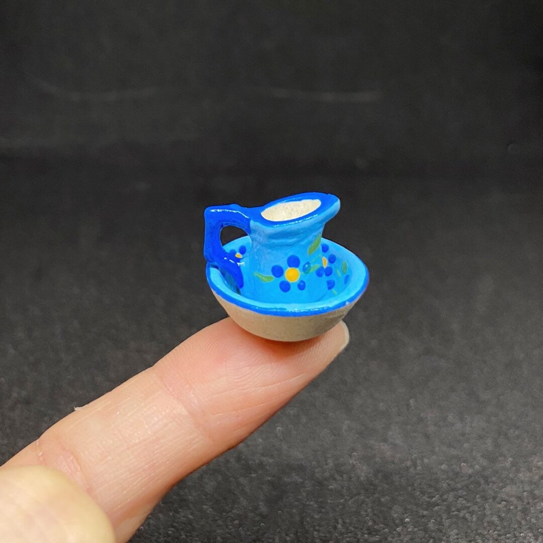 1:24 Miniature Pitcher and Bowl,miniature Empty Pitchers and Bowl ...