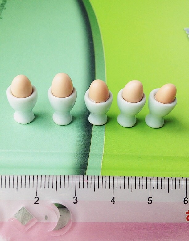 Miniature Egg Stand,small Eggs,doll&miniature,eggs,5 Pcs. of Egg Stand ...