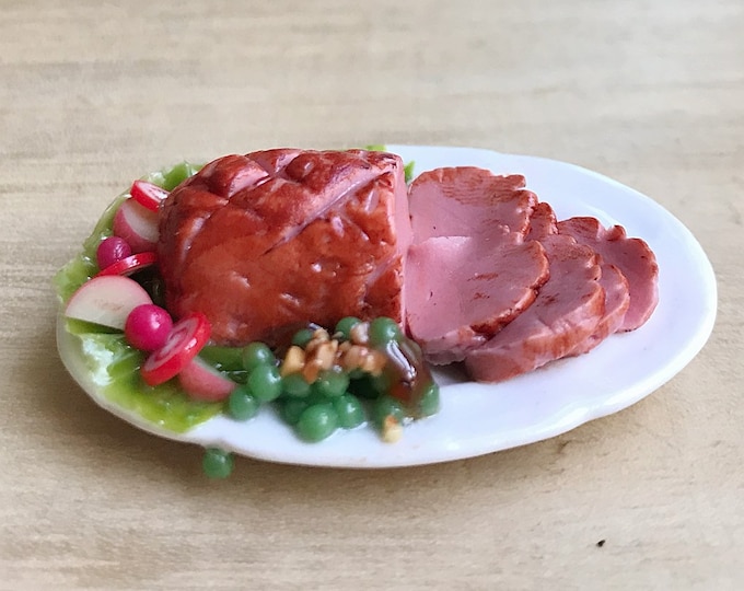 Miniature Roast Ham Bbq,miniature Steak,miniature Ham,miniature Food ...
