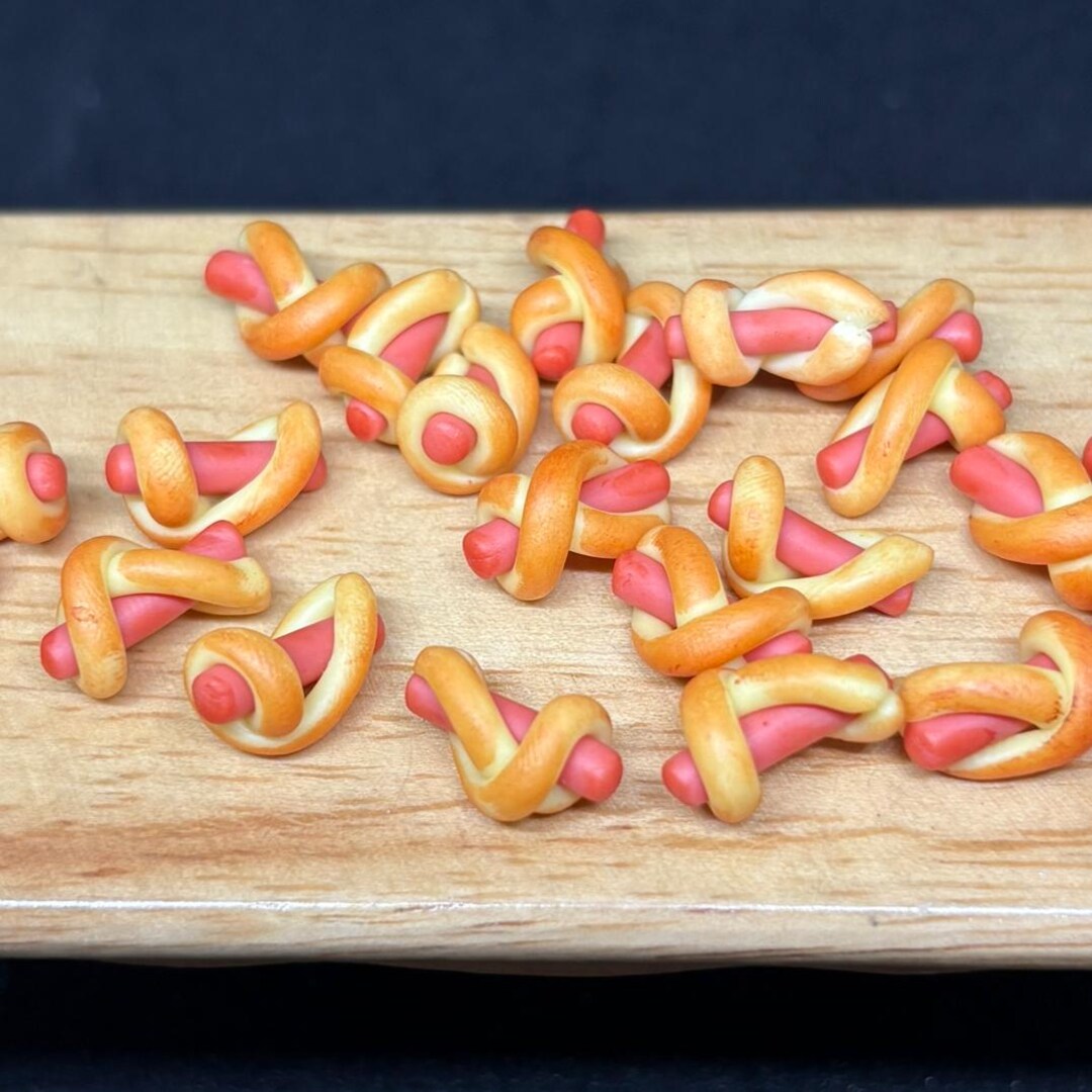 Miniature Bread With Hot Dog,miniature Food,miniature Bakery,miniature ...