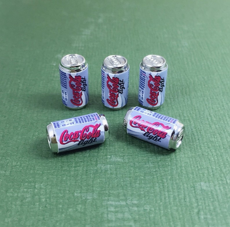 Miniature Coke Cansminiature Cans Dollhouse Cokeminiature - Etsy