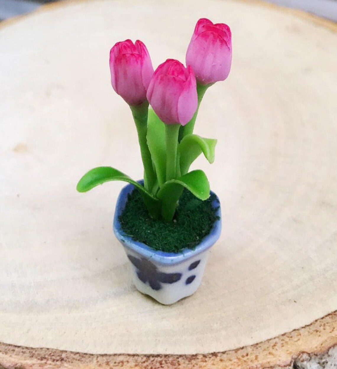 Miniature Flowerminiature Flower Potminiature - Etsy