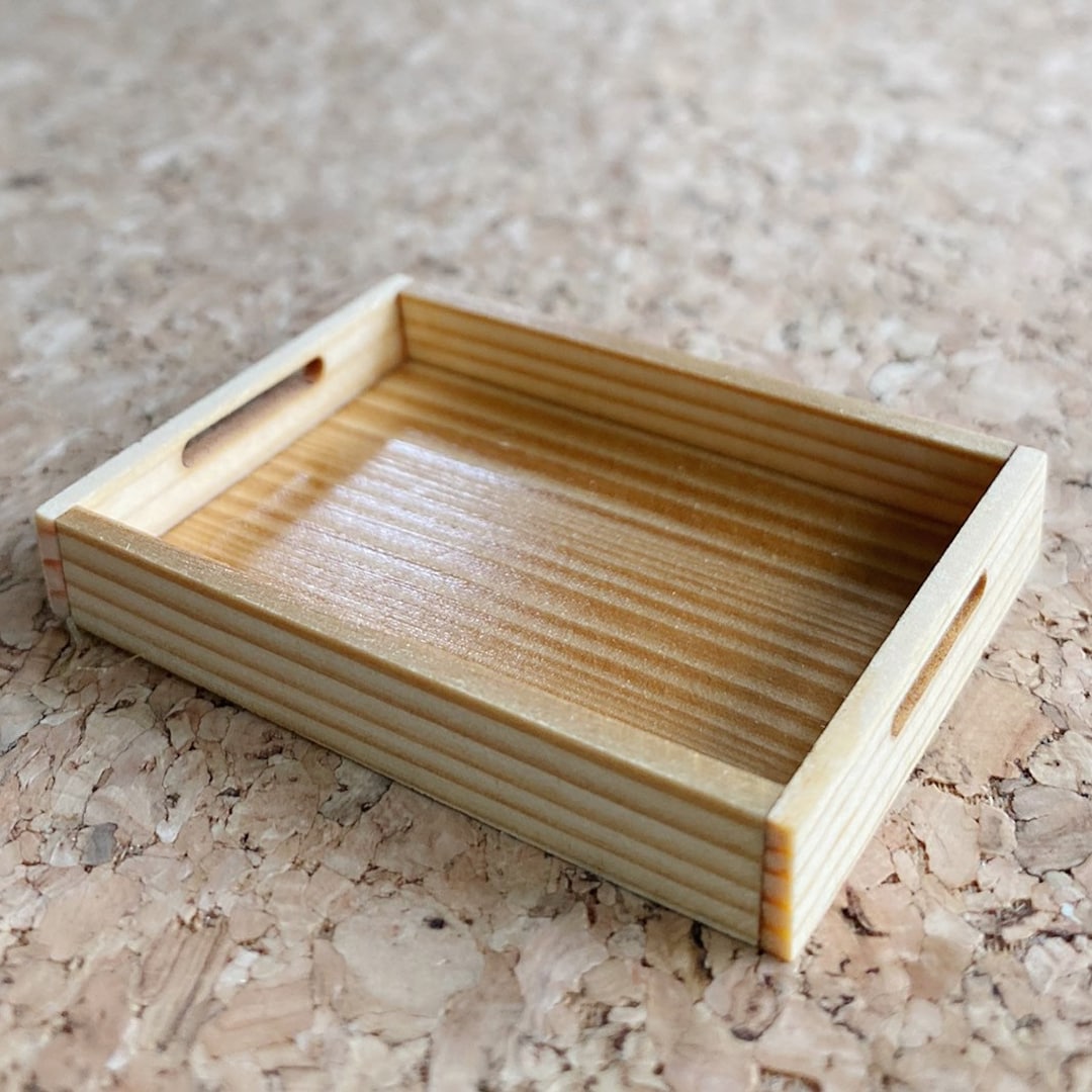 Miniature Wood Tray,miniature Tray,miniature Food Tray,dollhouse Tray ...