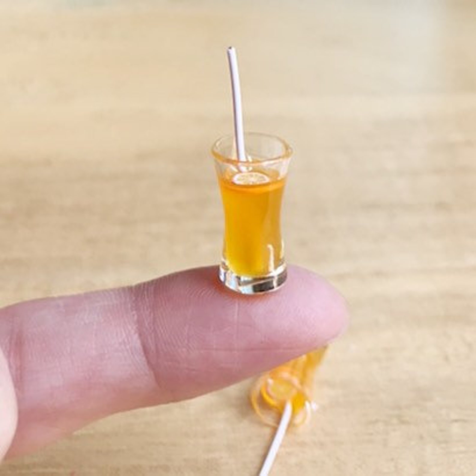 Miniature Orange Juice Miniature Fruit Juiceminiature - Etsy