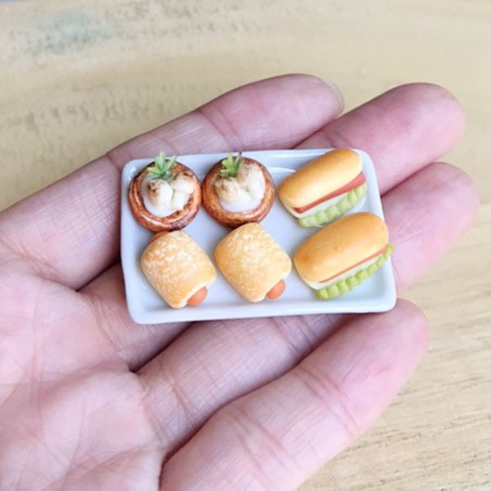 Miniature SandwichesMiniature BakeryMiniature | Etsy