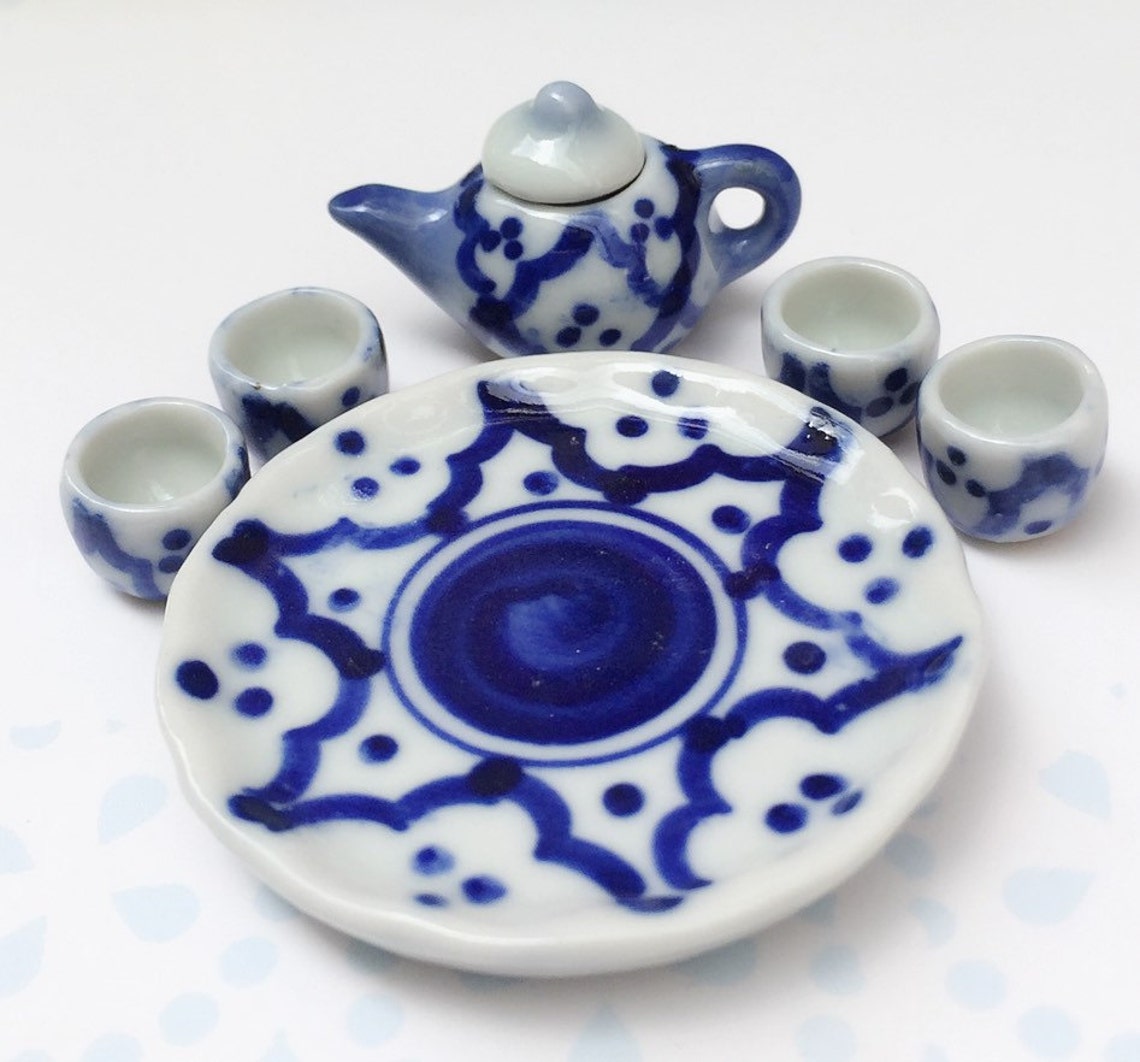 Miniature Tea Setminiature Chinese Tea Setminiature | Etsy