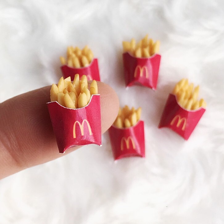 Miniature French-friesminiature Potato Chipsdollhouse - Etsy