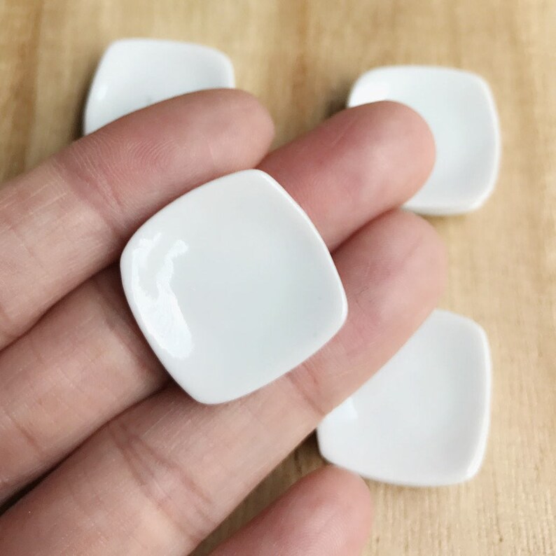5 Miniature Plate,ceramic Plate Miniature,miniature Food Plate ...