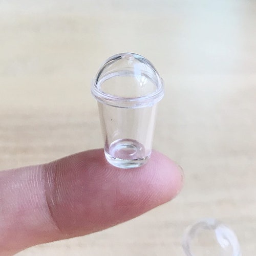2 Pcs.miniature Cup With Coverminiature Coffee Cupminiature - Etsy