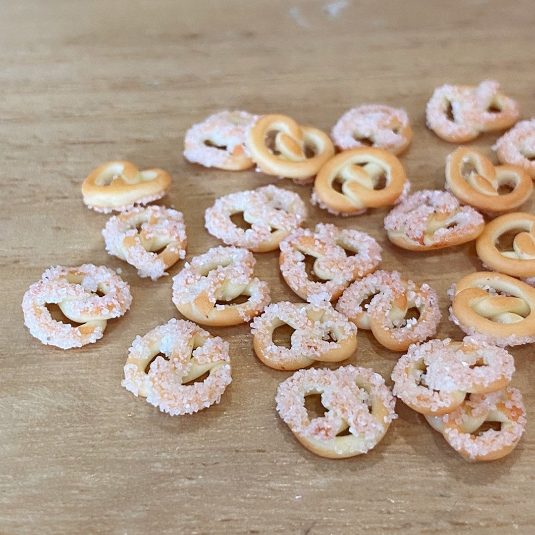 Pretzel de azúcar en miniatura panadería en miniatura dulce - Etsy España