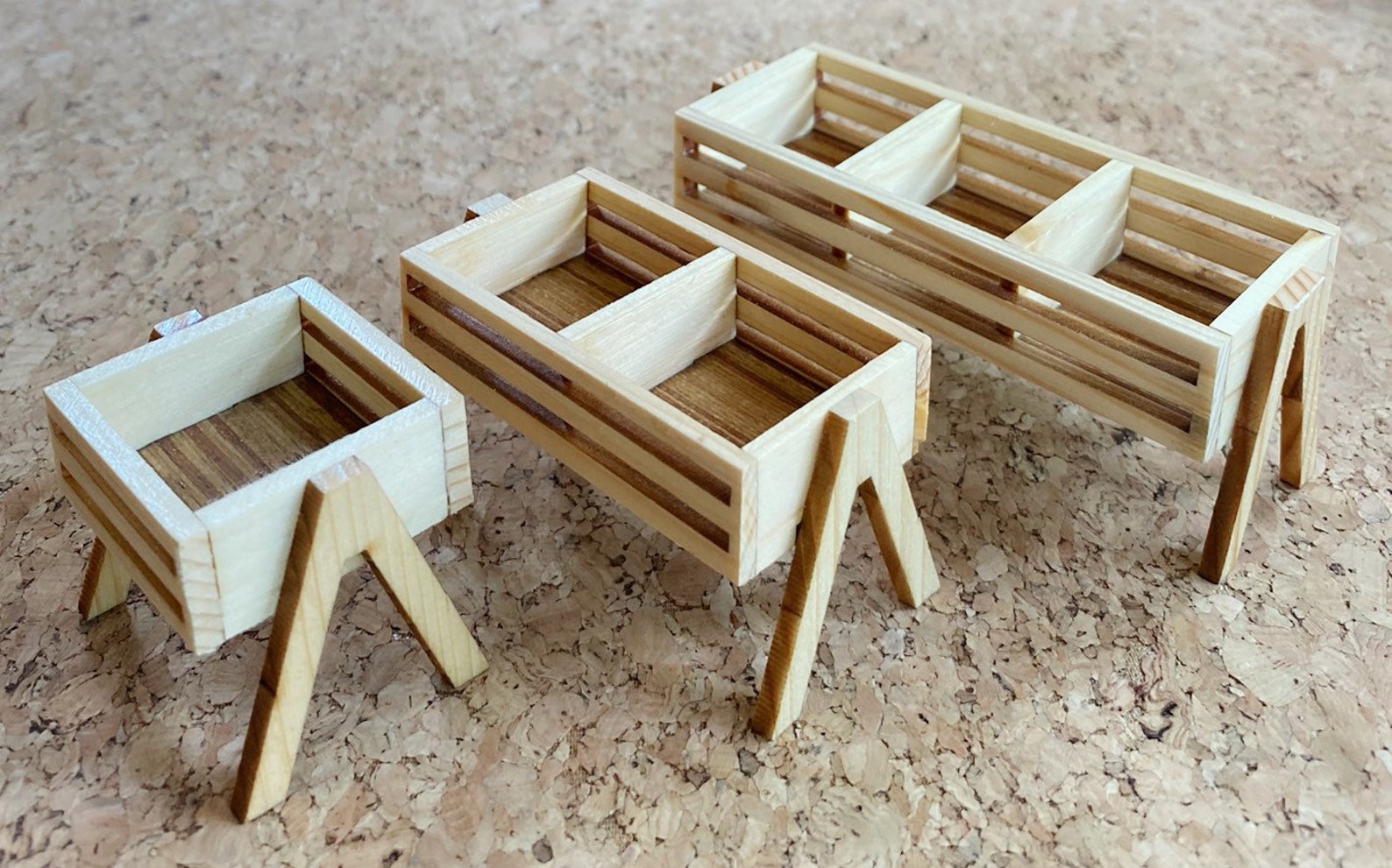 Miniature Flower Standminiature Wooden Standminiature Flower - Etsy