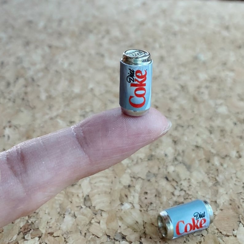 Miniature Diet Coke Cans,miniature Cans, Dollhouse Coke,miniature ...