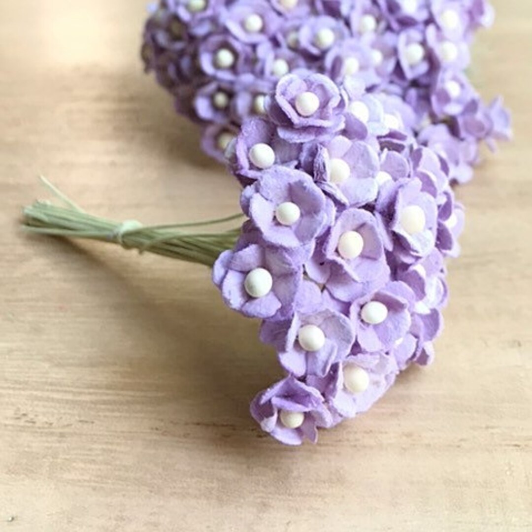 100 Pcs.10mm.miniature Mulberry Paper,miniature Paper Flower,mulberry ...