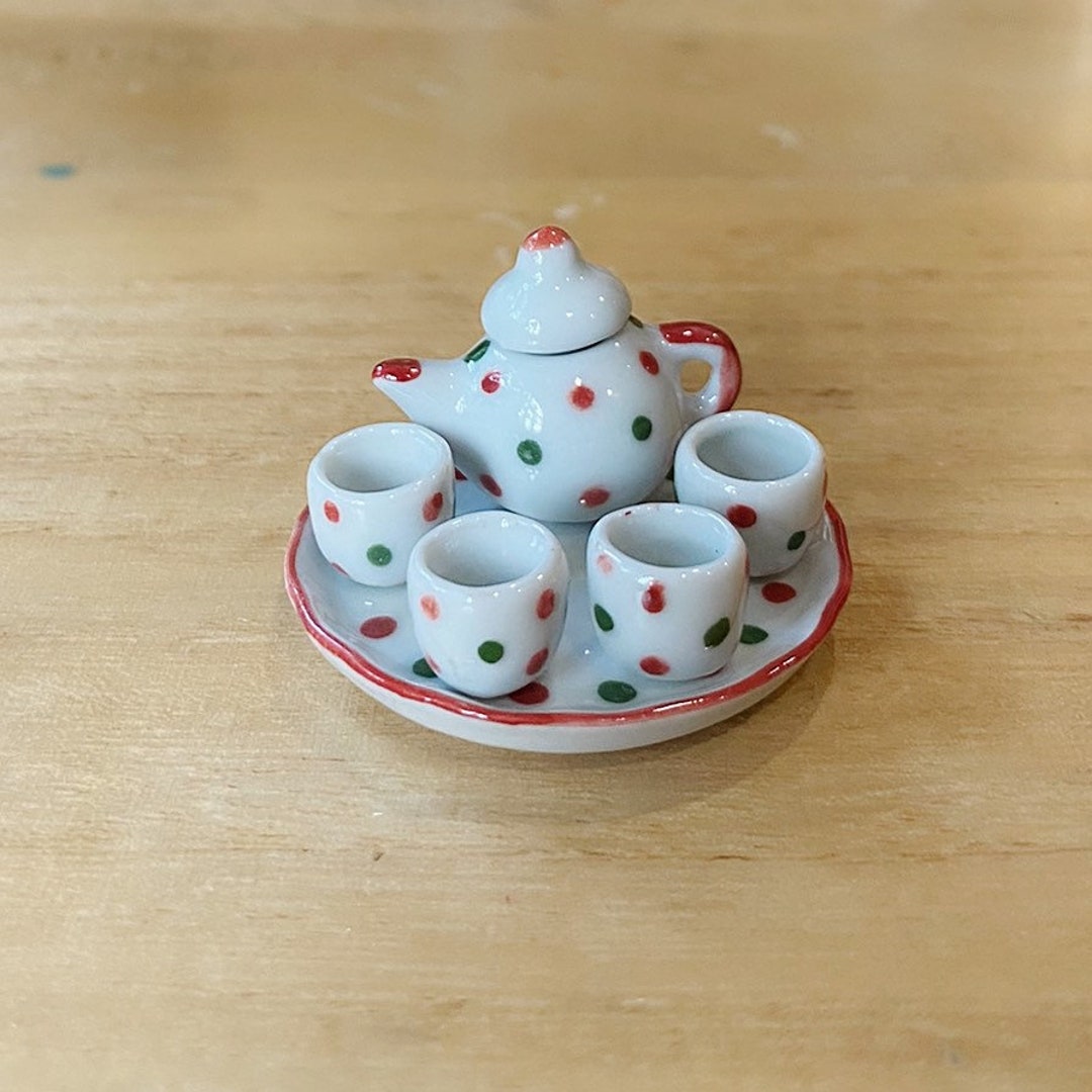 Miniature Tea Set,miniature Chinese Tea Set,miniature Drink,dolls House ...