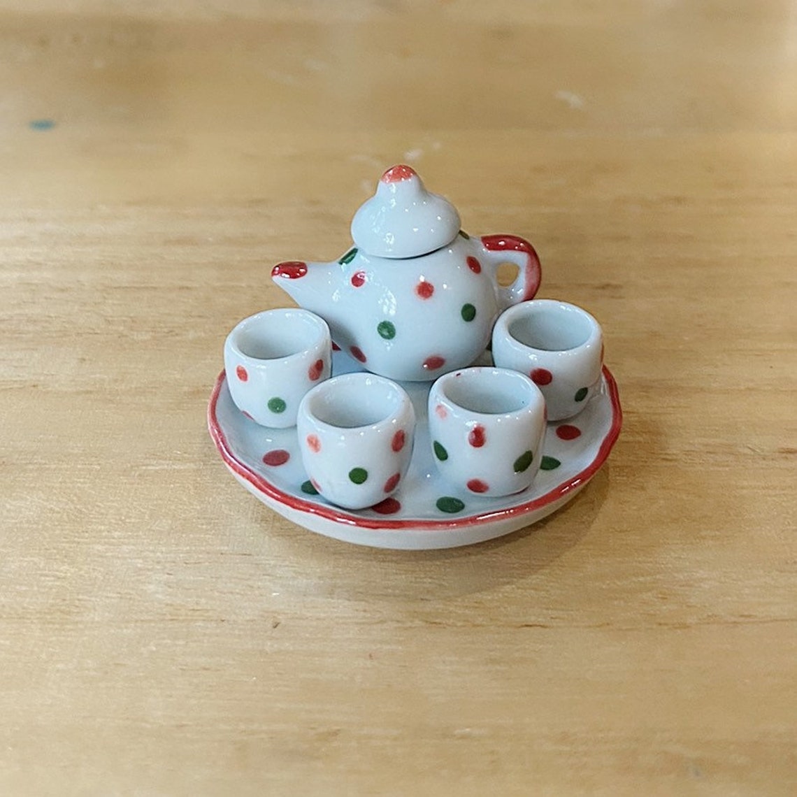 Miniature Tea Setminiature Chinese Tea Setminiature - Etsy