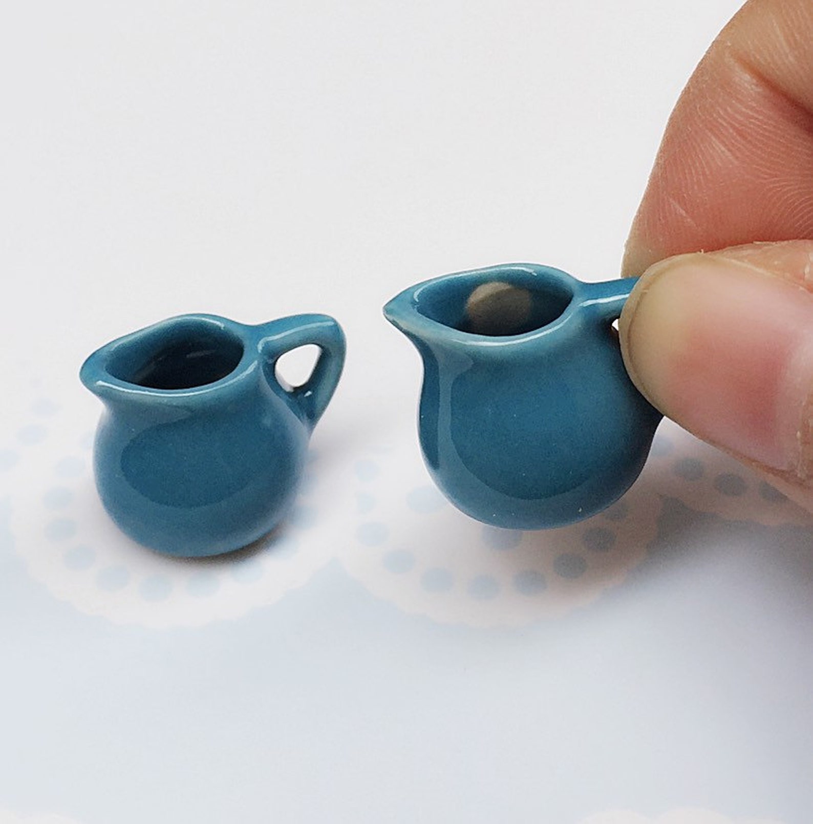 2 Pcs.miniature Pitcher,miniature Empty Pitchers,dollhouse Pitcher ...
