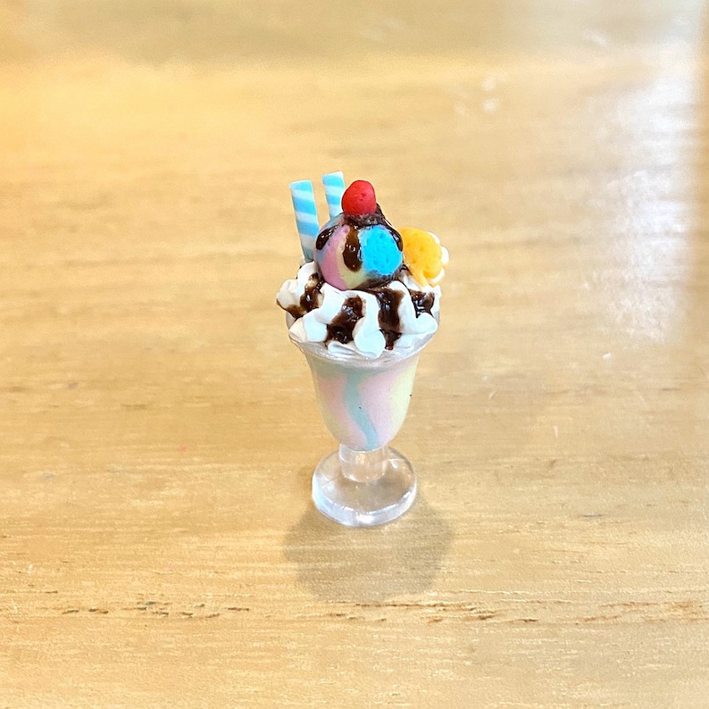 Miniature Ice Cream Miniature Sweetdollhouse Foodminiature | Etsy
