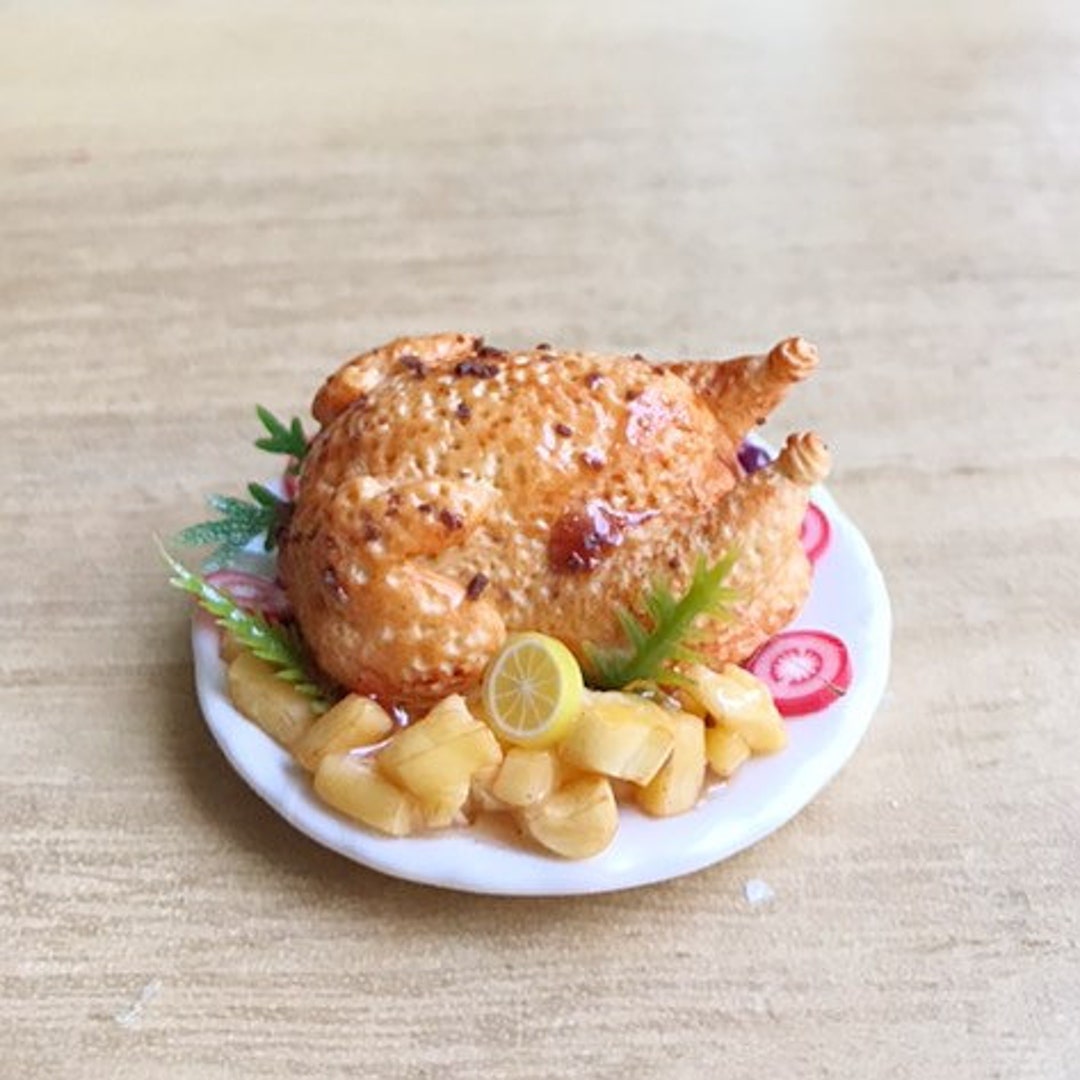 Miniature Roasted Chicken,turkey Chicken Miniature,miniature Food ...