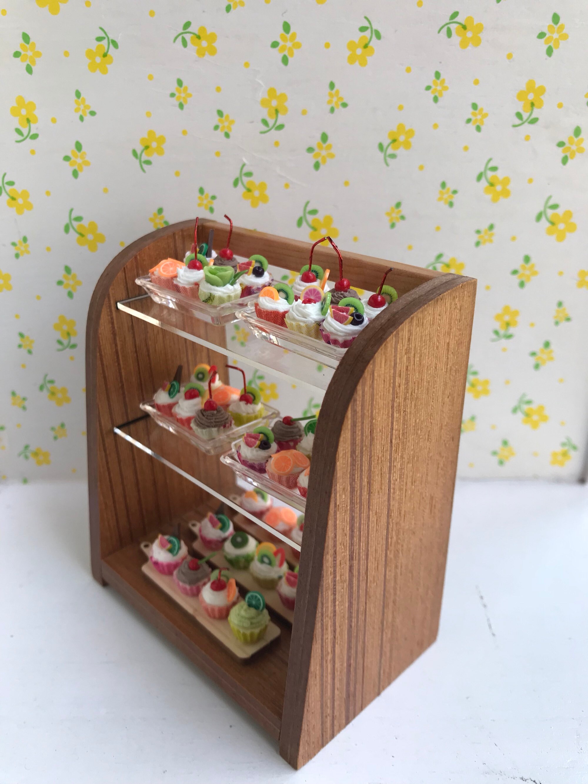 Miniature Showcaseempty Wood Miniature Showcaseminiature | Etsy