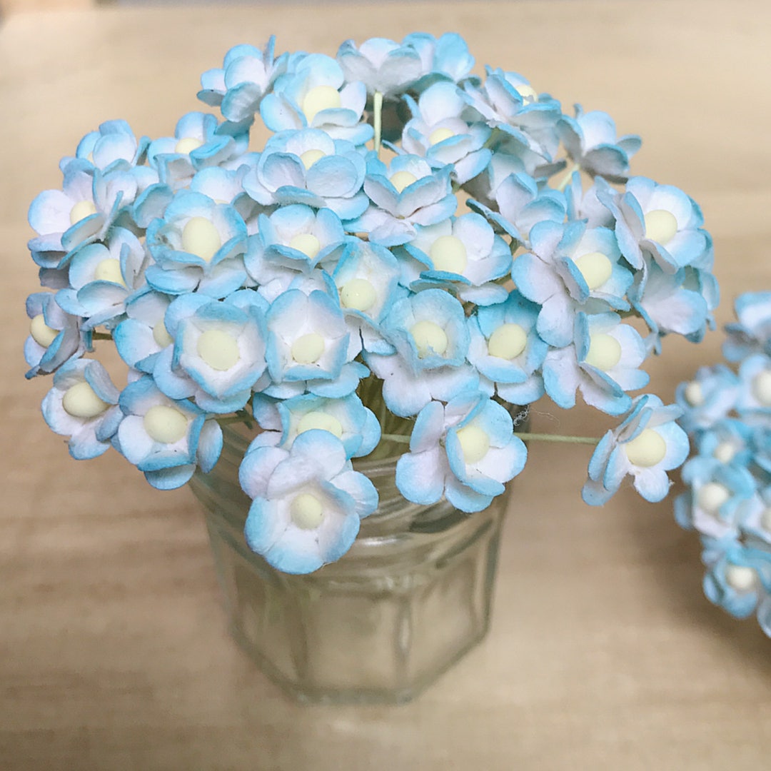 100 Pcs.10mm.miniature Mulberry Paper,miniature Paper Flower,mulberry ...