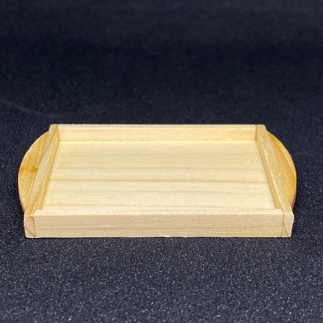 Miniature Wood Tray,miniature Tray,miniature Food Tray,dollhouse Tray ...