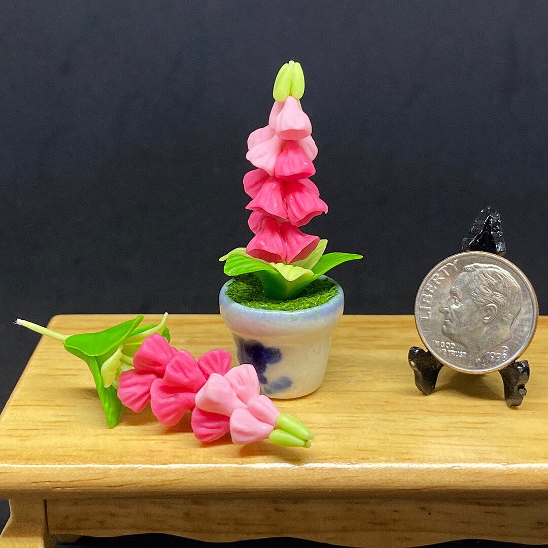 Miniature Flower,miniature Clay Flower,dollhouse Garden,dollhouse ...