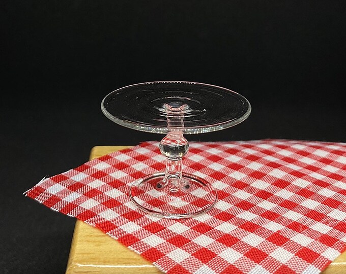 Miniature Glass Cake Stand,miniature Glass Tray,miniature Glass Stand ...