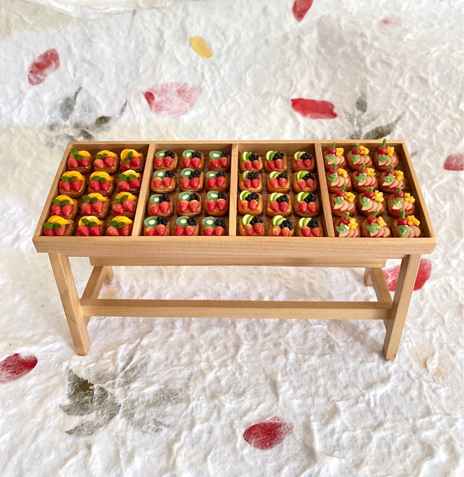 Miniature Wooden Stand With Bakeryminiature Bakery - Etsy