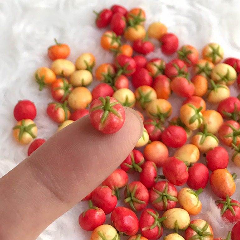 Miniature TomatoMiniature VegetablesMiniature foodsDolls | Etsy