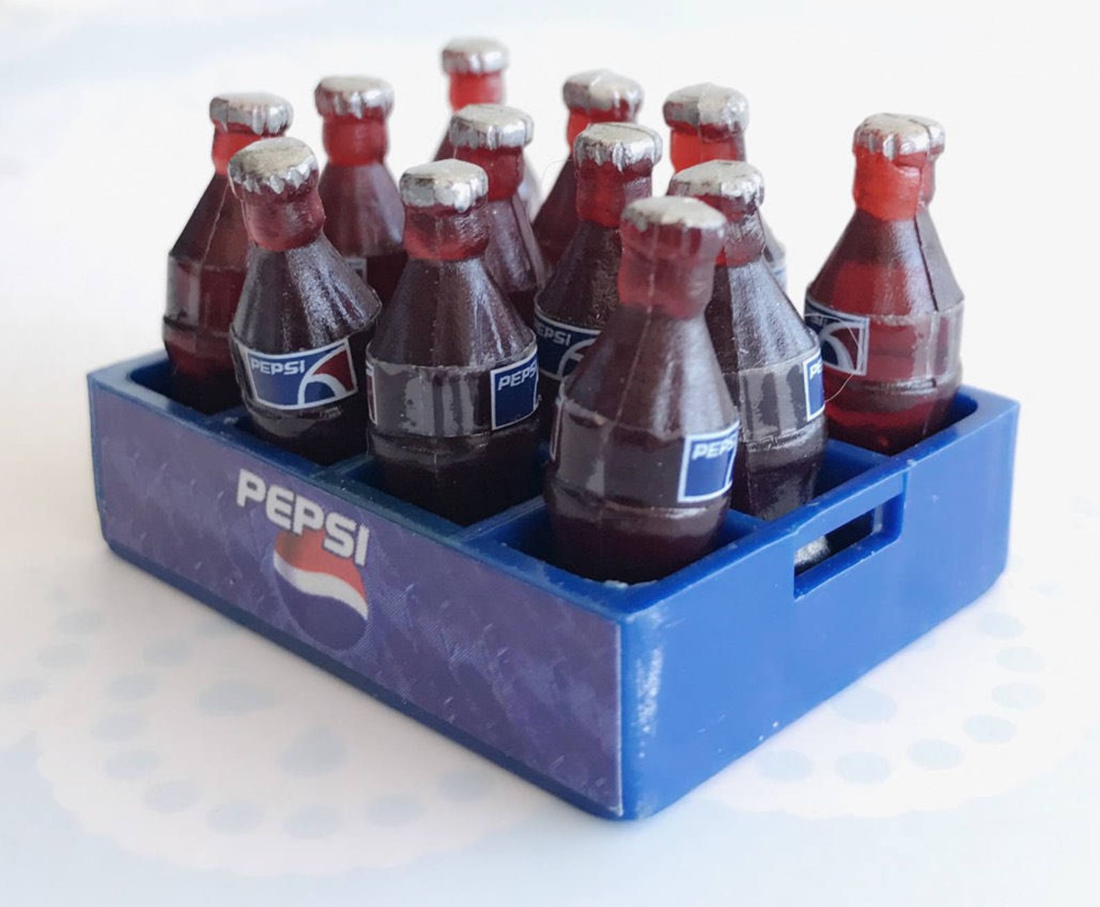 Miniature Coca Cola 12bottle With Trayminiature | Etsy