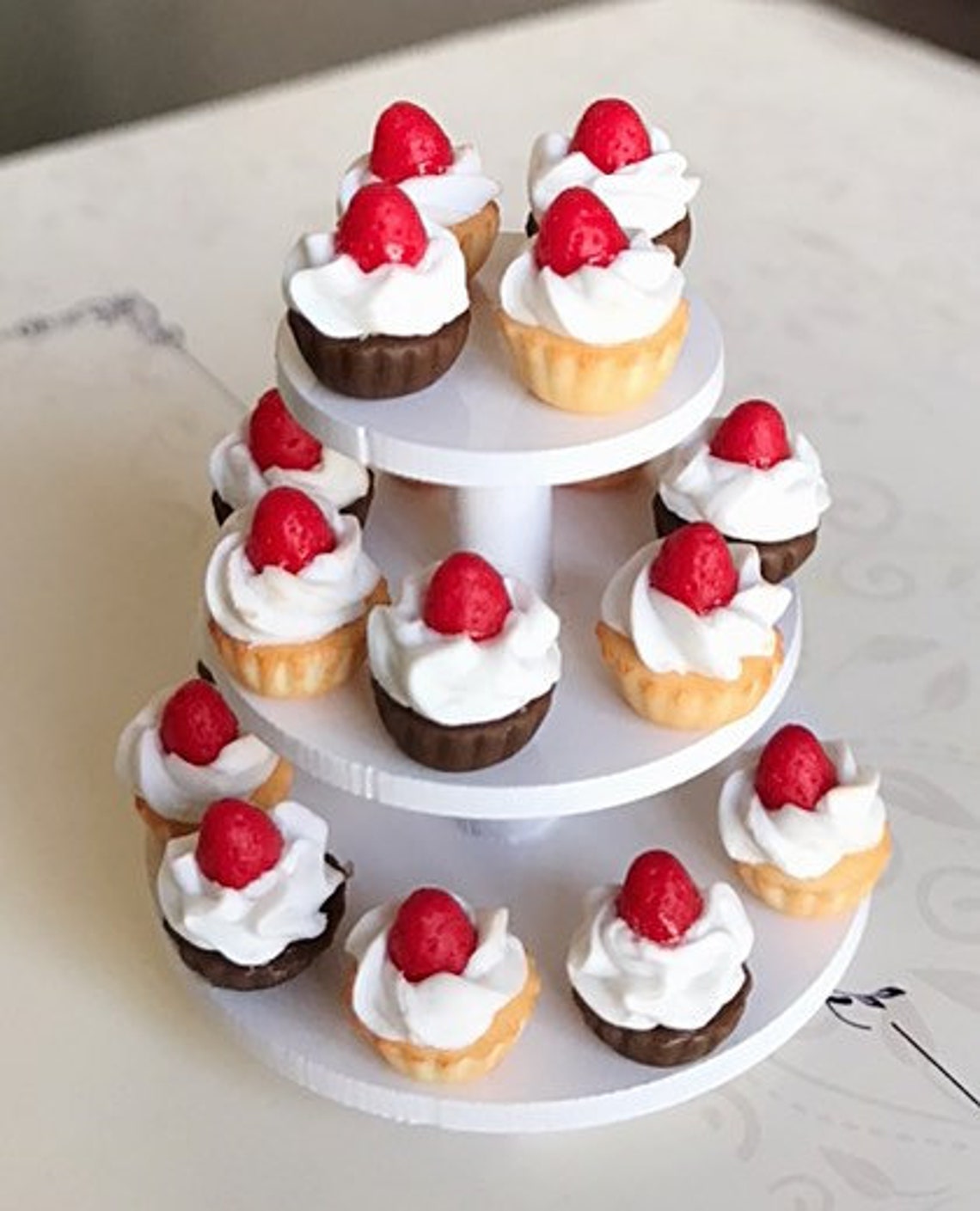 Miniature Mix Strawberry Cakes 10 Pcs.miniature | Etsy