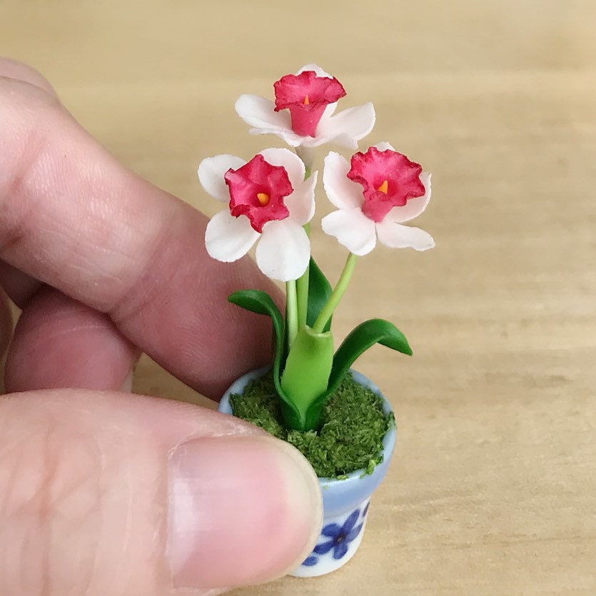 Miniature Flowerminiature Flower Potminiature Vasedollhouse | Etsy