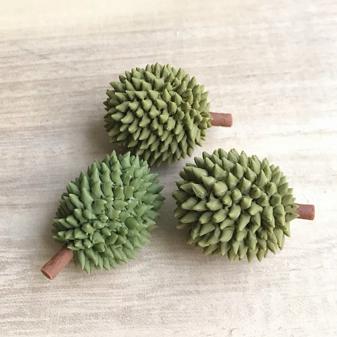 Miniature Durian,miniature Fruit,miniature Half Durian,dollhouse Durian ...