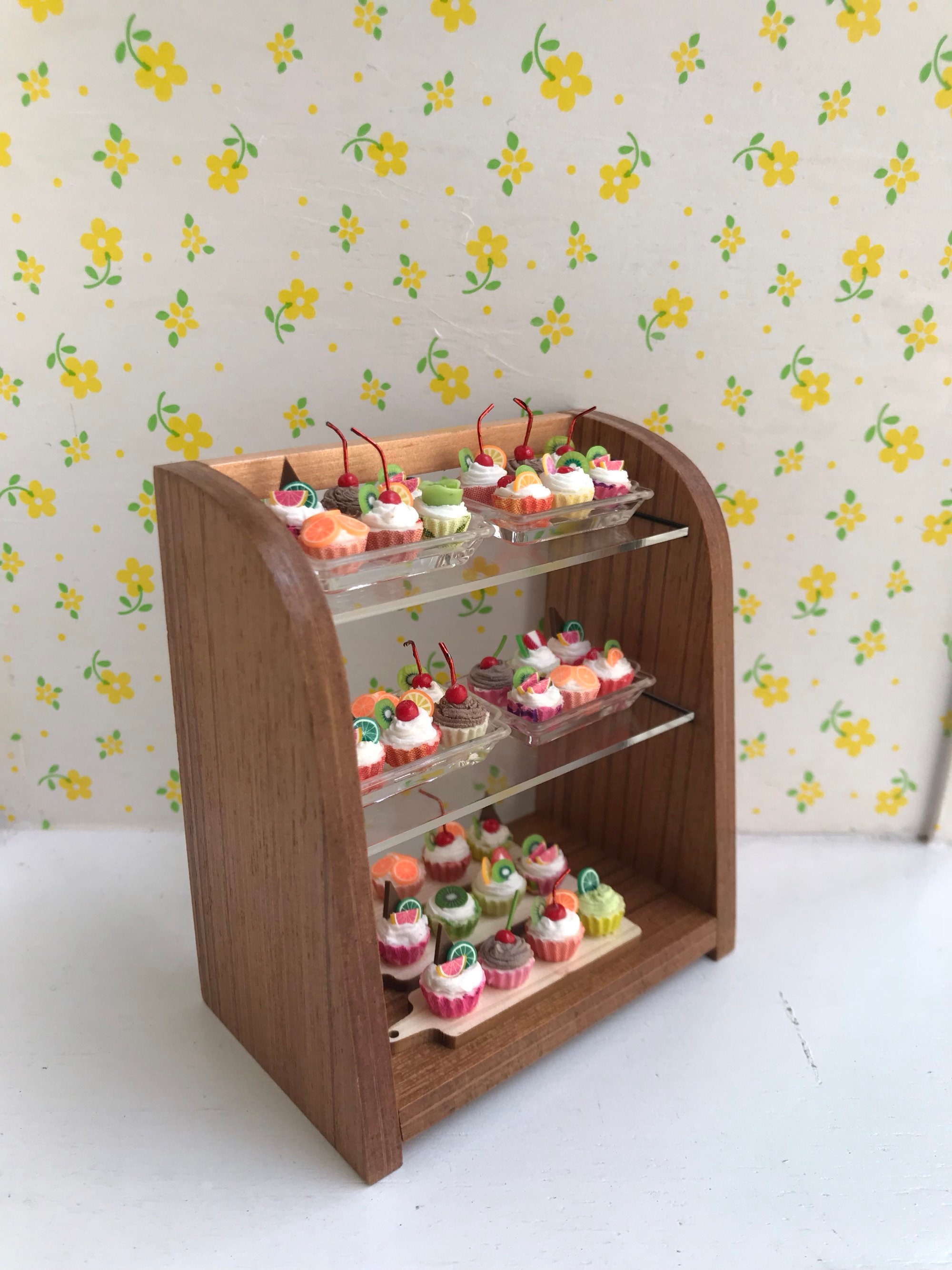 Miniature Showcaseempty Wood Miniature Showcaseminiature | Etsy