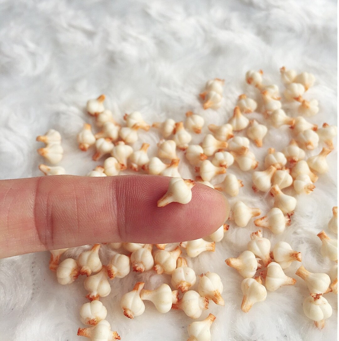 8 Pcs. Miniature Garlic, Miniature Vegetable, Miniature Dolls House ...