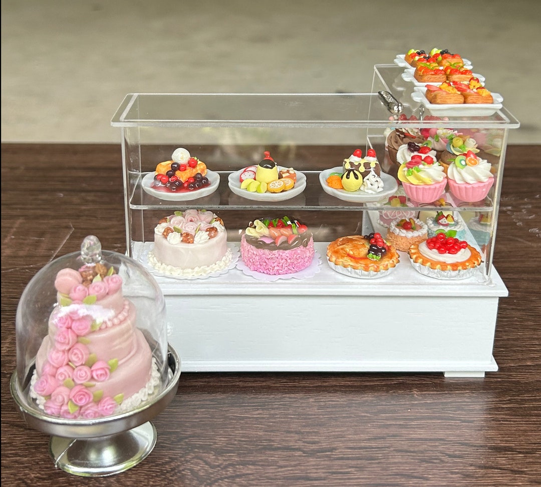 Miniature Clear Acrylic Display With Bakeryminiature - Etsy