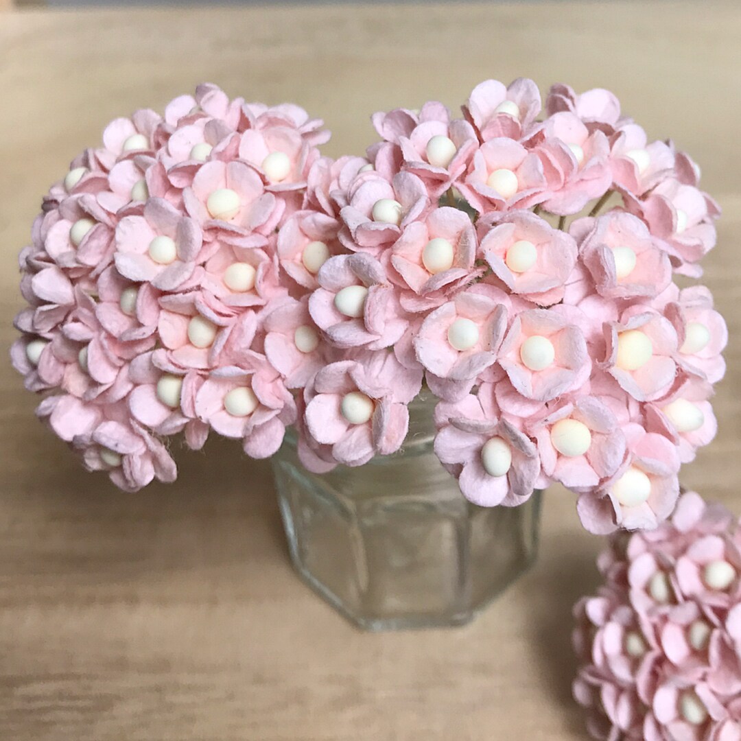 100 Pcs.10mm.miniature Mulberry Paper,miniature Paper Flower,mulberry ...
