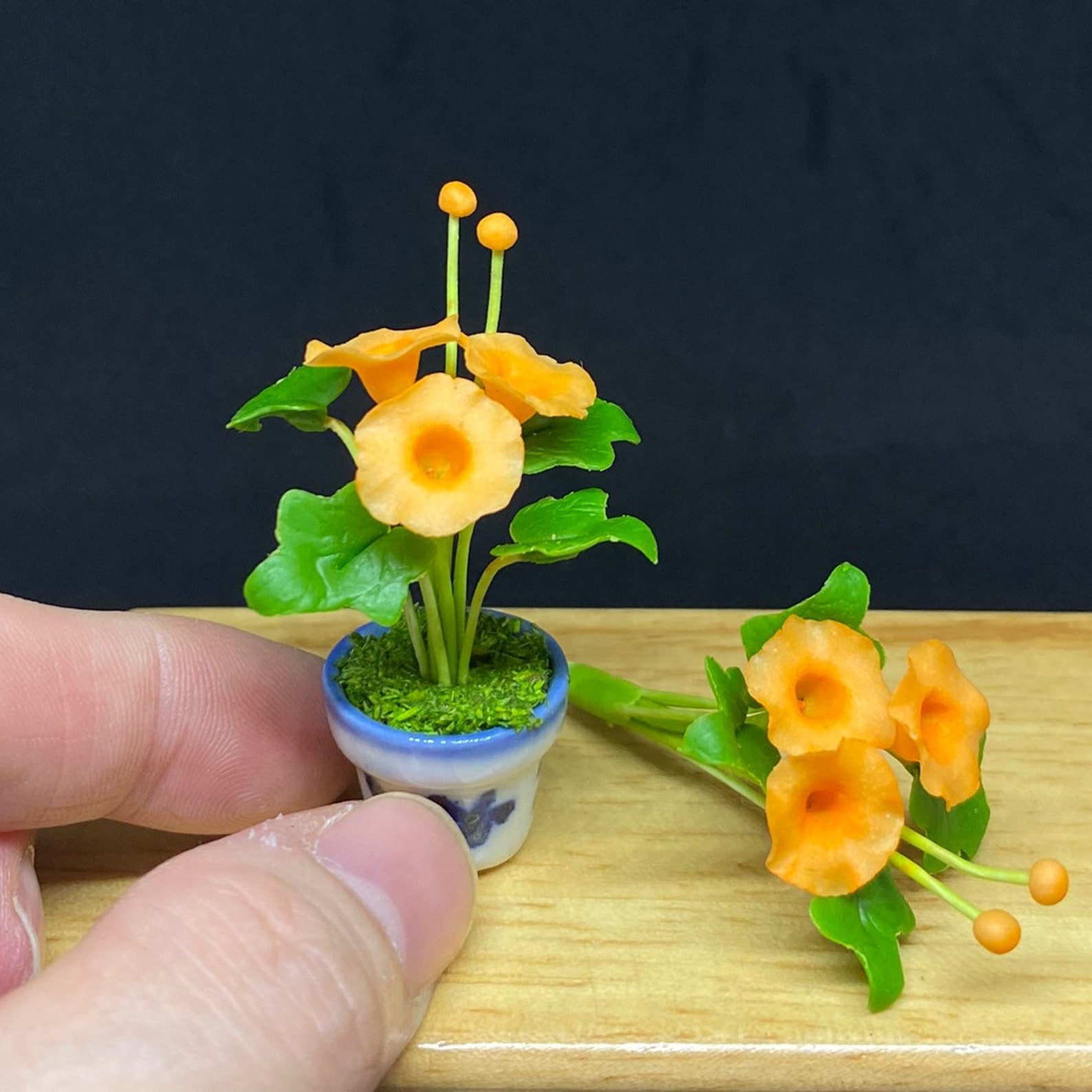 Miniature Flowerminiature Flower Potminiature Vasedollhouse - Etsy