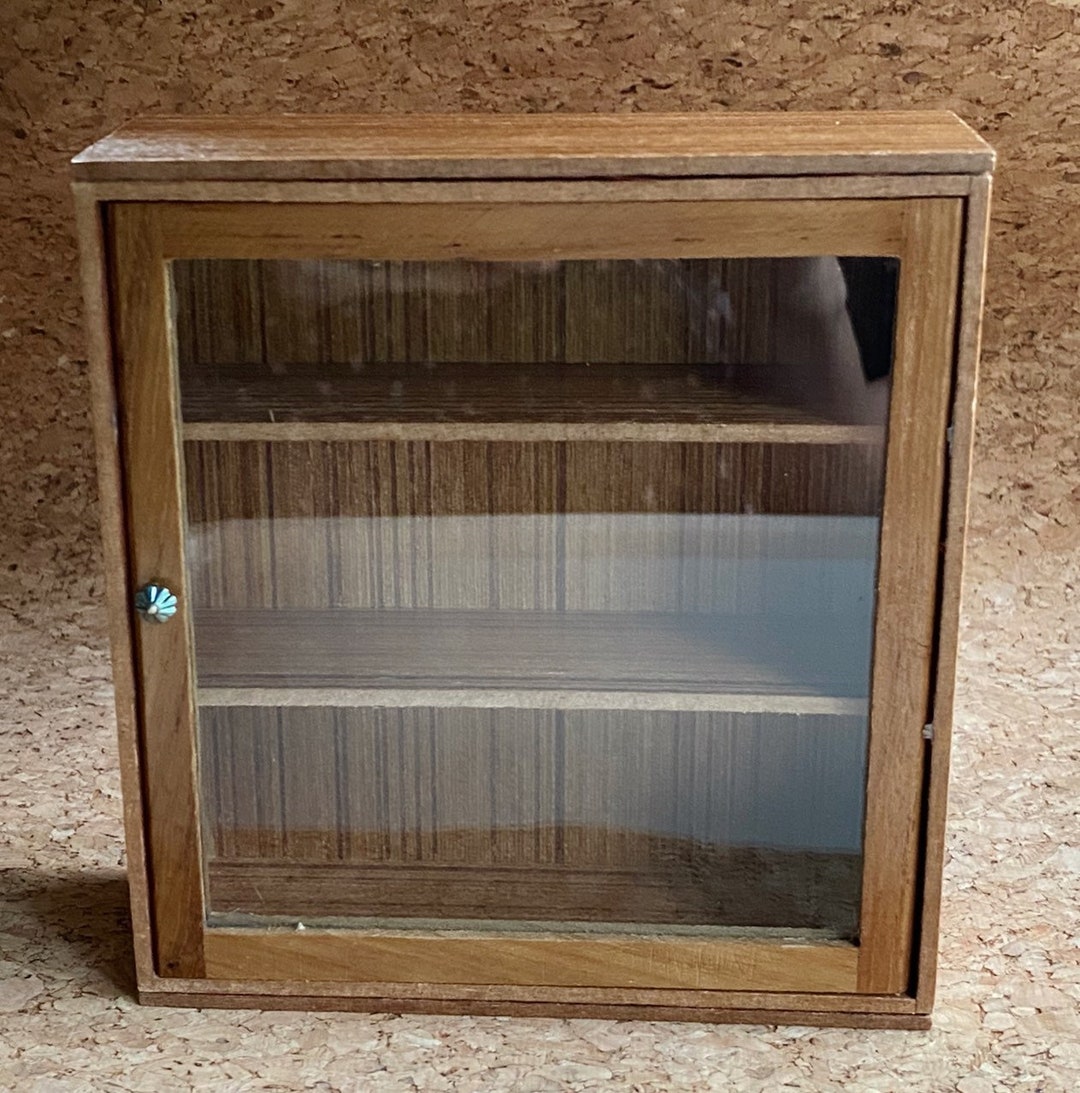 Miniature Showcase,empty Wood Miniature Showcase,miniature Display,wood ...